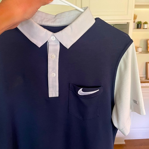 Nike | Shirts | Custom Nike Players Polo Embroidered Nike Swoosh | Poshmark